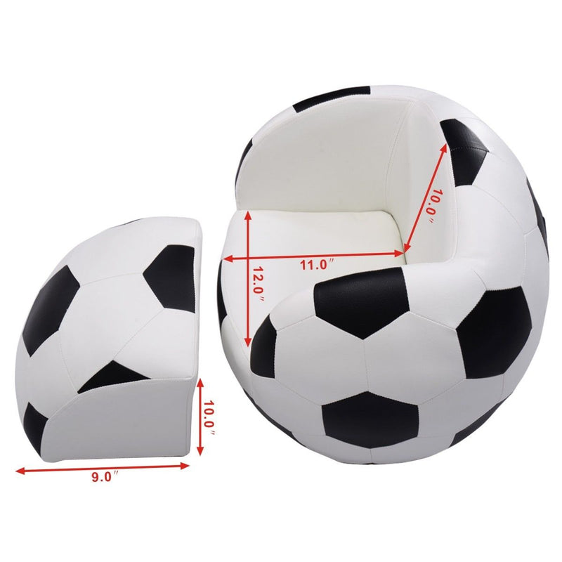 Soccer Ball Sofa with Ottoman – interiorinsight.pk